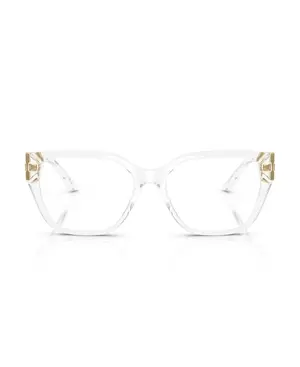 Versace Square Eyeglasses - Transparent Crystal