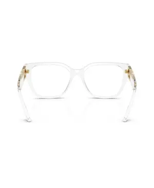 Versace Square Eyeglasses - Transparent Crystal