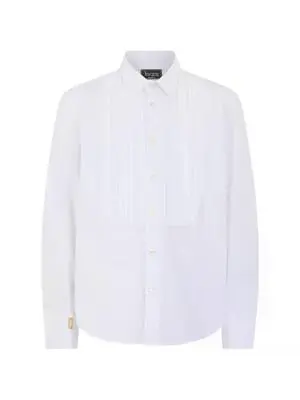 BILLIONAIRE Pleated Shirt - White