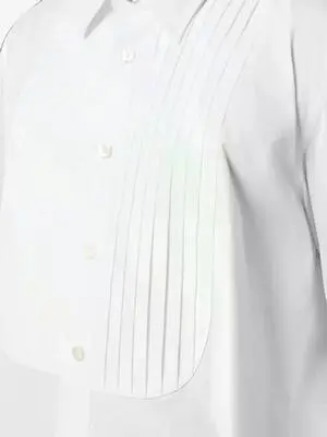BILLIONAIRE Pleated Shirt - White