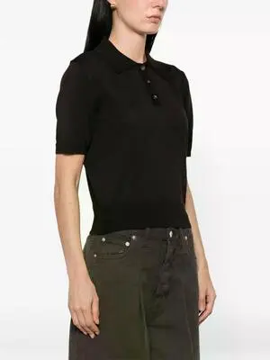 A.p.c. Half-button Polo Shirt - Brown