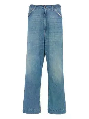 MAISON MARGIELA Logo-patch Washed Jeans