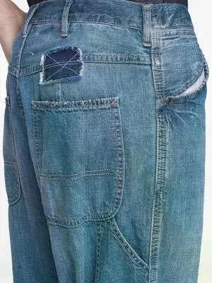 MAISON MARGIELA Logo-patch Washed Jeans
