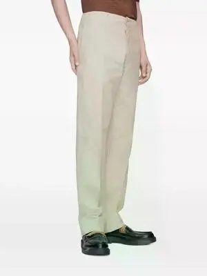 MAISON MARGIELA Buttoned Trousers - Neutrals