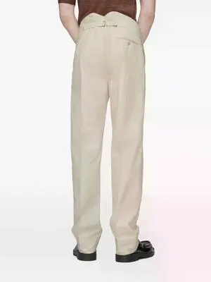MAISON MARGIELA Buttoned Trousers - Neutrals