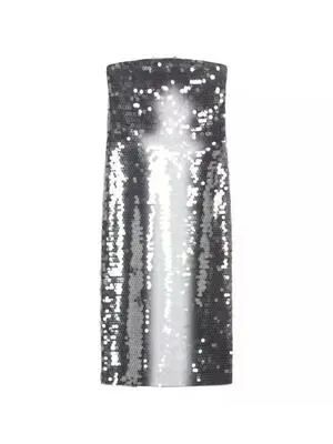 Sportmax Sequin Shift Dress - Silver