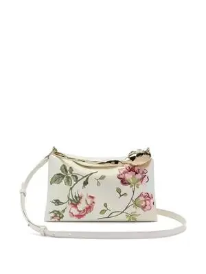 Erdem Bloom Embroidered Midi Tote - White