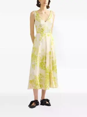 Erdem Floral-print Midi Dress