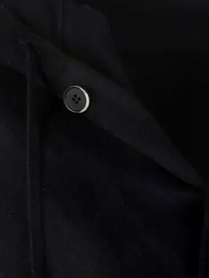 Barena Venezia Button Wool Hoodie - Blue