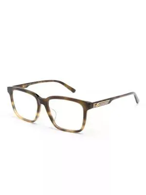 Gucci Square-frame Glasses - Brown