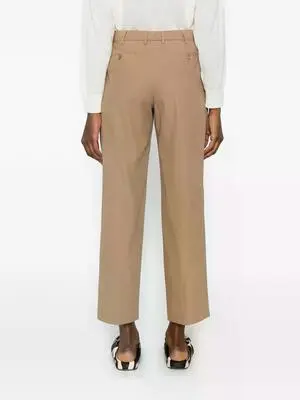 PT TORINO Pressed-crease Straight Leg Trousers - Neutrals