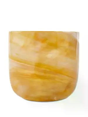 POLSPOTTEN Small Marble Glass Vase - Neutrals