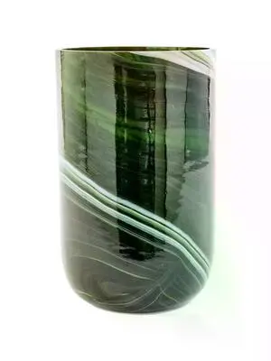 POLSPOTTEN Marble-effect Vase - Green