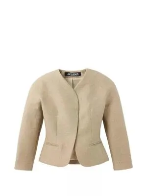 Jacquemus Ovalo Jacket - Neutrals