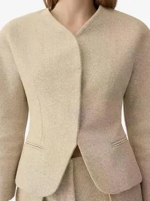 Jacquemus Ovalo Jacket - Neutrals