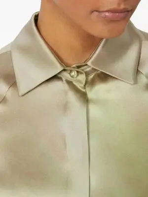 Max Mara Alare Long-sleeve Shirt - Neutrals