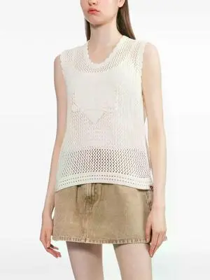 AAPE BY *A BATHING APE Logo-applique Vest - Neutrals