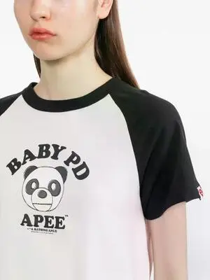 AAPE BY *A BATHING APE Panda-print T-shirt