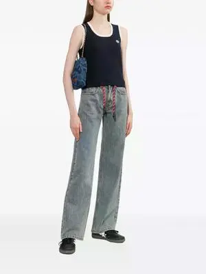 AAPE BY *A BATHING APE Logo-embroidered Vest - Blue