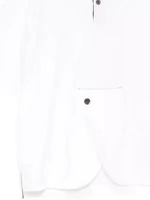 Kolor Contrast-collar Polo Shirt
