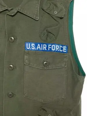 A.N.G.E.L.O. VINTAGE CULT Upcycled Patch Pocket Vest