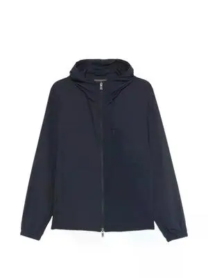 Herno Hooded Zip-up Jacket - Blue