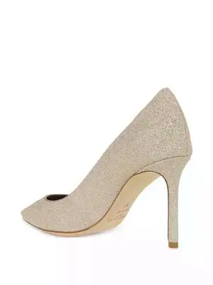 JIMMY CHOO Metallic Heeled Pumps