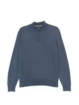 BOSS Half-zip Jumper - Blue