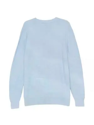 BOSS Textured Crew Neck Sweater - Blue