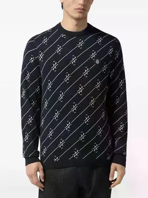 BILLIONAIRE All-over Print Sweater