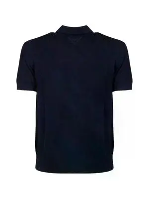 PAOLO PECORA Buttoned Polo - Blue
