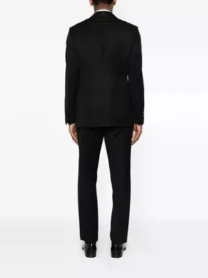 TOM FORD Shawl-collar Dinner Suit - Black