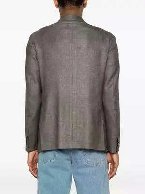 Tagliatore Single-breasted Blazer - Brown