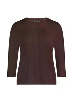 BETTY BARCLAY Textured T-shirt - Brown