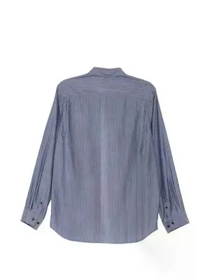 TAAKK Floral-embroidered Shirt - Blue