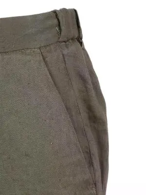 BRIGLIA 1949 Drawstring Linen Trousers