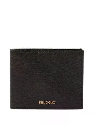 DELL'OGLIO Textured Bi-fold Wallet - Brown