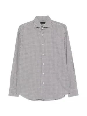 DELL'OGLIO Buttoned Check Shirt