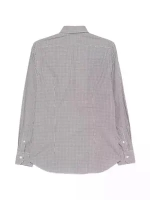 DELL'OGLIO Buttoned Check Shirt