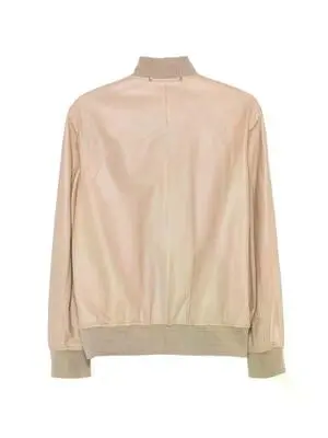 Paul Smith Zip Bomber Jacket - Neutrals