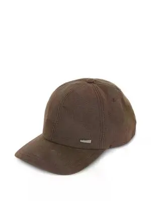 Herno Panelled Cap - Brown
