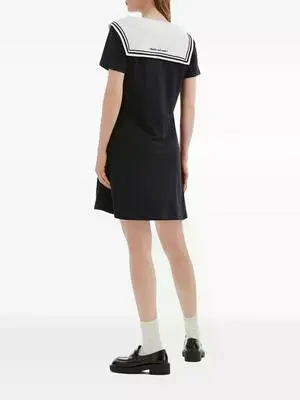 CHOCOOLATE Logo-embroidered Mini Dress