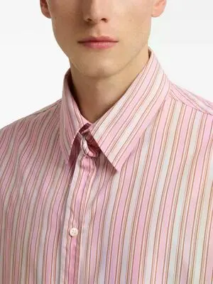 Marni Striped Poplin Shirt With Neck Strap