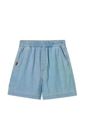 CHOCOOLATE Logo-patch Shorts - Blue