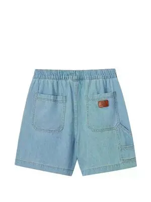 CHOCOOLATE Logo-patch Shorts - Blue