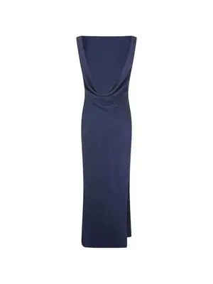 DRHOPE Crew-neck Maxi Dress