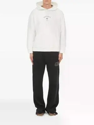 MAISON MARGIELA Printed Hoodie - White