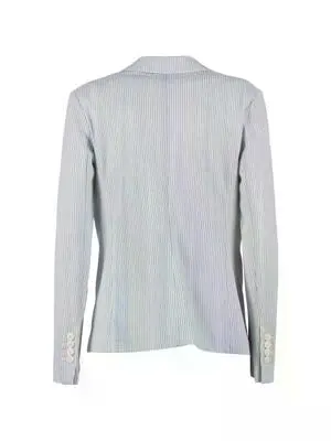 CIRCOLO 1901 Striped Blazer - Blue