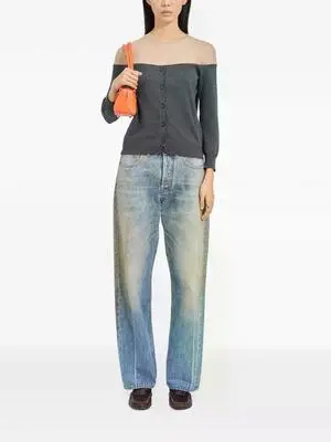 MAISON MARGIELA Sheer Knit Cardigan