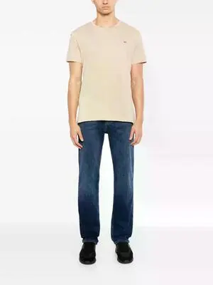 Emporio Armani Logo-printed T-shirt - Neutrals